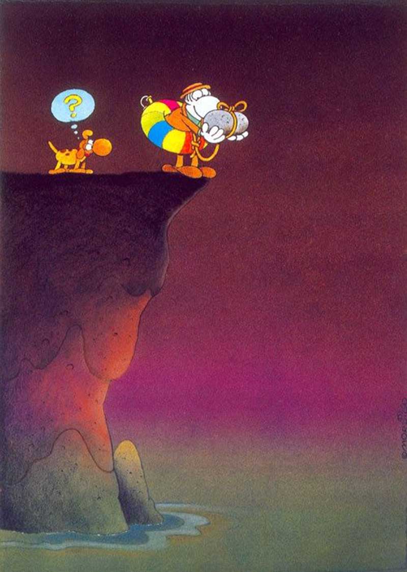 Mordillo'nun Anısına, 30 Karikatürü - Oggito