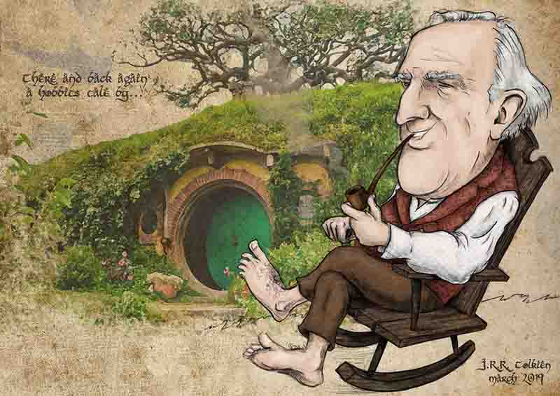 JRR Tolkien ve İkonik Karakterleri Hobbitler - Oggito